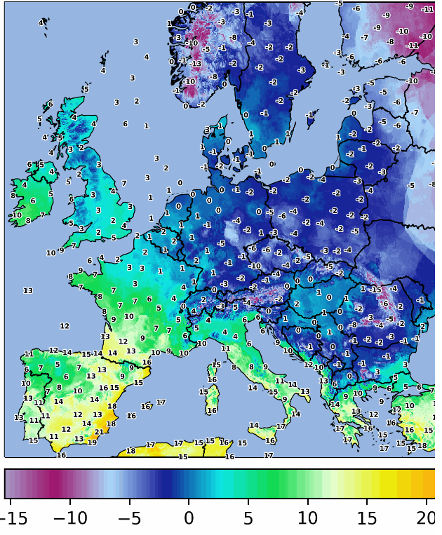 Evropa v sevření extrémů: Zatímco Česko mrzne, jih Španělska hlásí ...